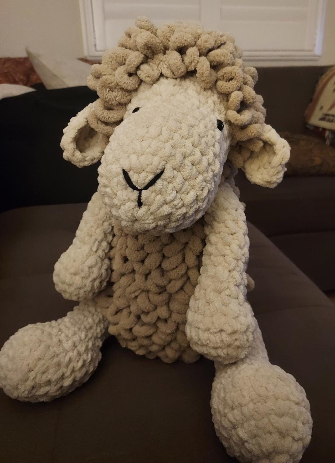 Crocheted Sheep Toy, Lamb Stuffie, Soft Cuddly Lamb - Etsy