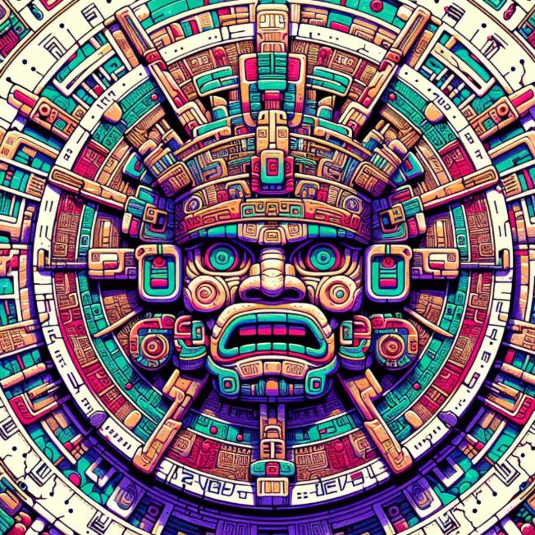Aztec and Mayan Warrior Mask Bundle – Digital Art for Engraving and ...