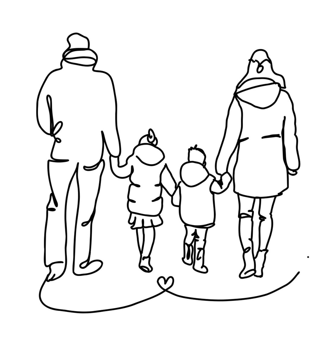 Custom Line Drawing, Personal Line Drawing, Minimalist Drawing, Custos ...