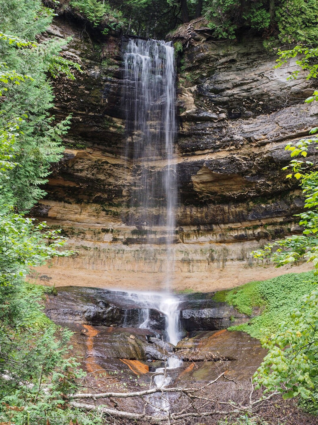 Waterfall Wall Art Woods Waterfall Photography Munising Michigan Photo ...