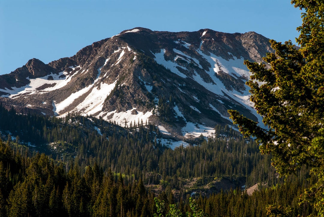 Lone Peak Mountain Print: Wasatch National Forest Photography - Etsy