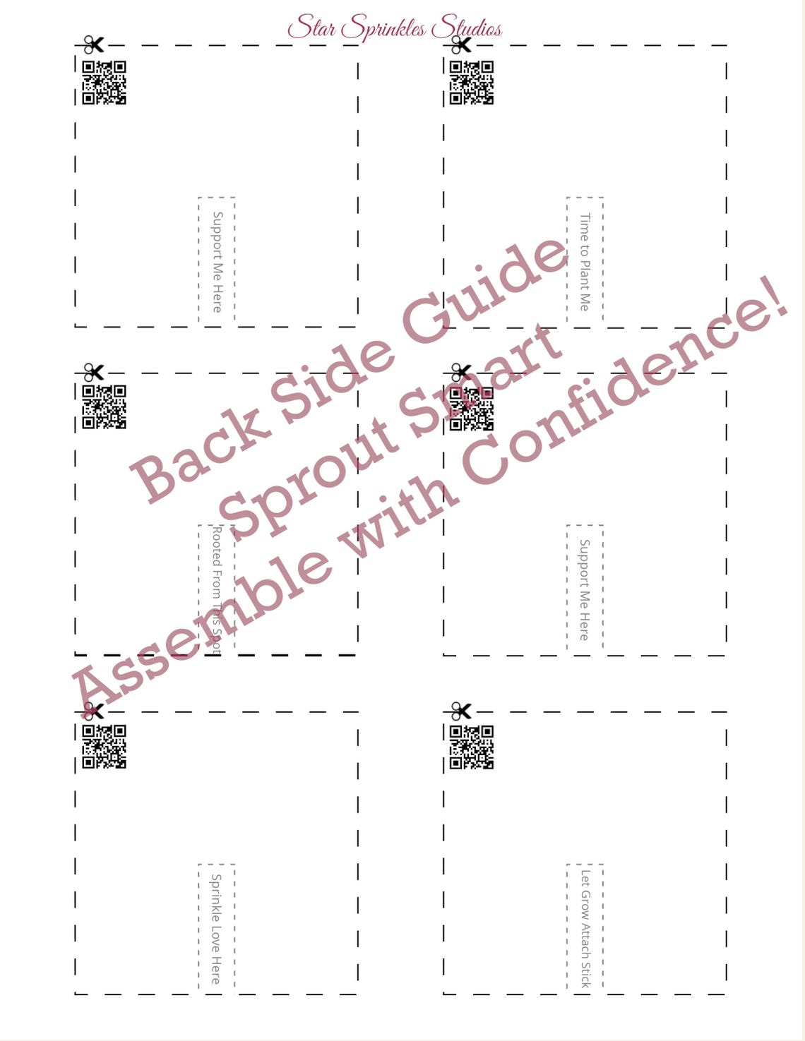 Kawaii Radish Garden Marker – Cute Chibi Plant Label Printable for ...