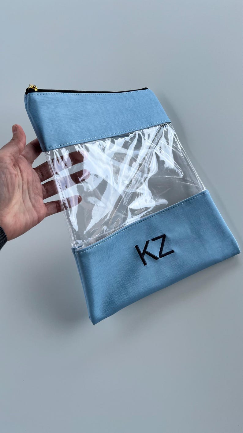 Personalized Baby Clothes Bag: Blue Waterproof Daycare Organizer - Etsy