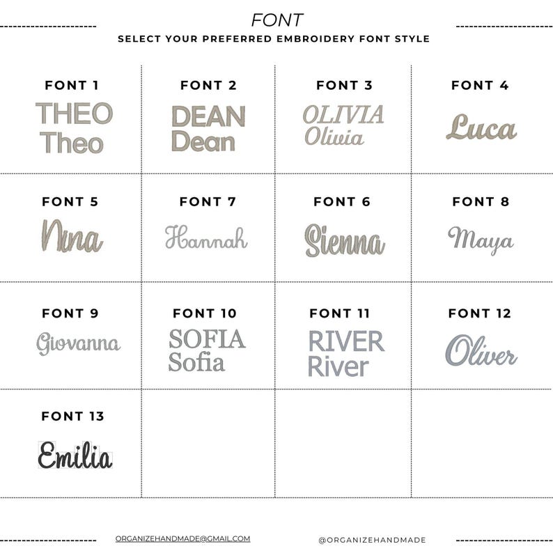 Blue Daycare Clothes Organizer: Waterproof Embroidery Personalized Baby ...