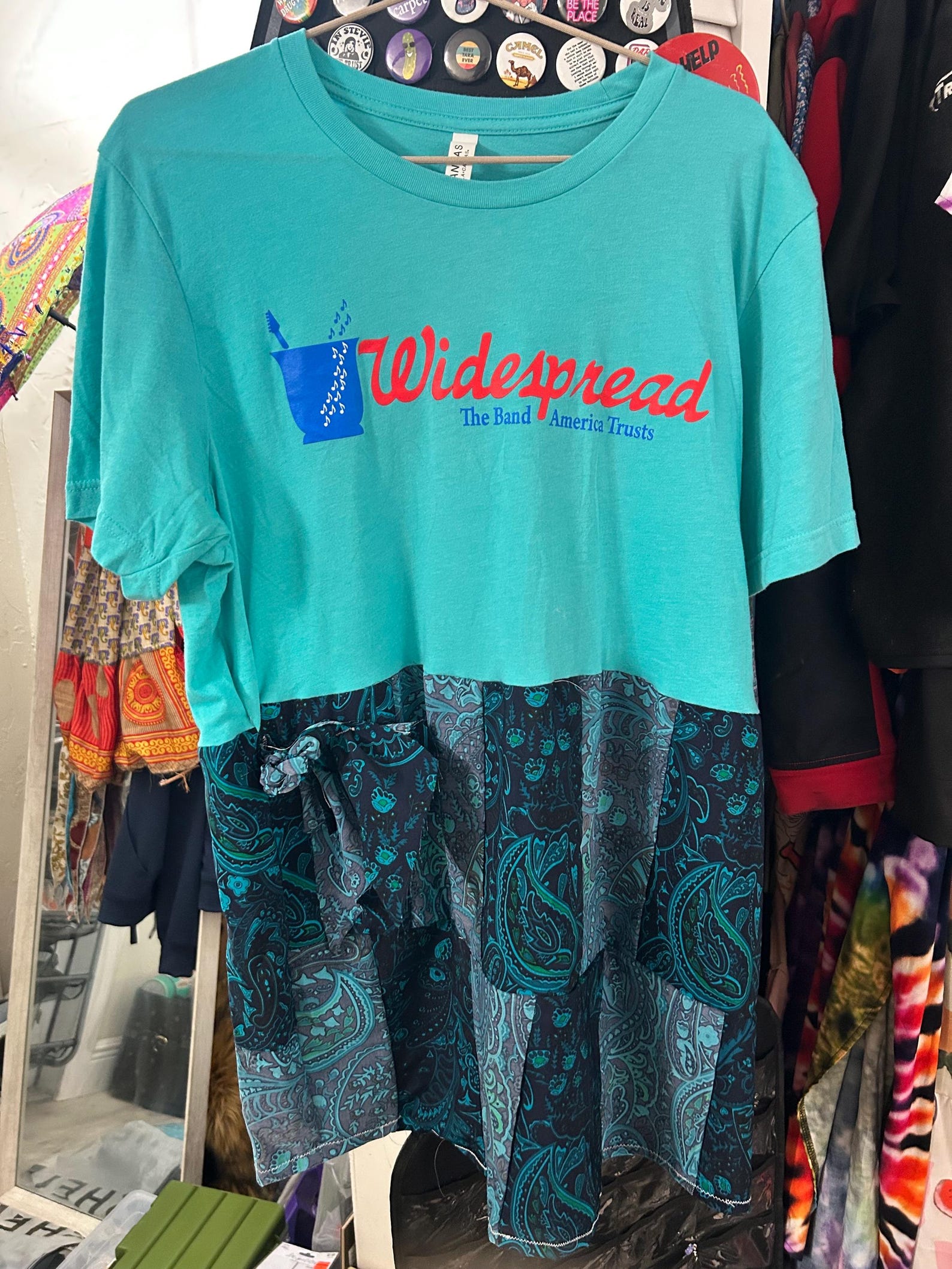 Widespread Panic Walgreens Tshirt Patchwork Dress “big City Dr Fix Me ...