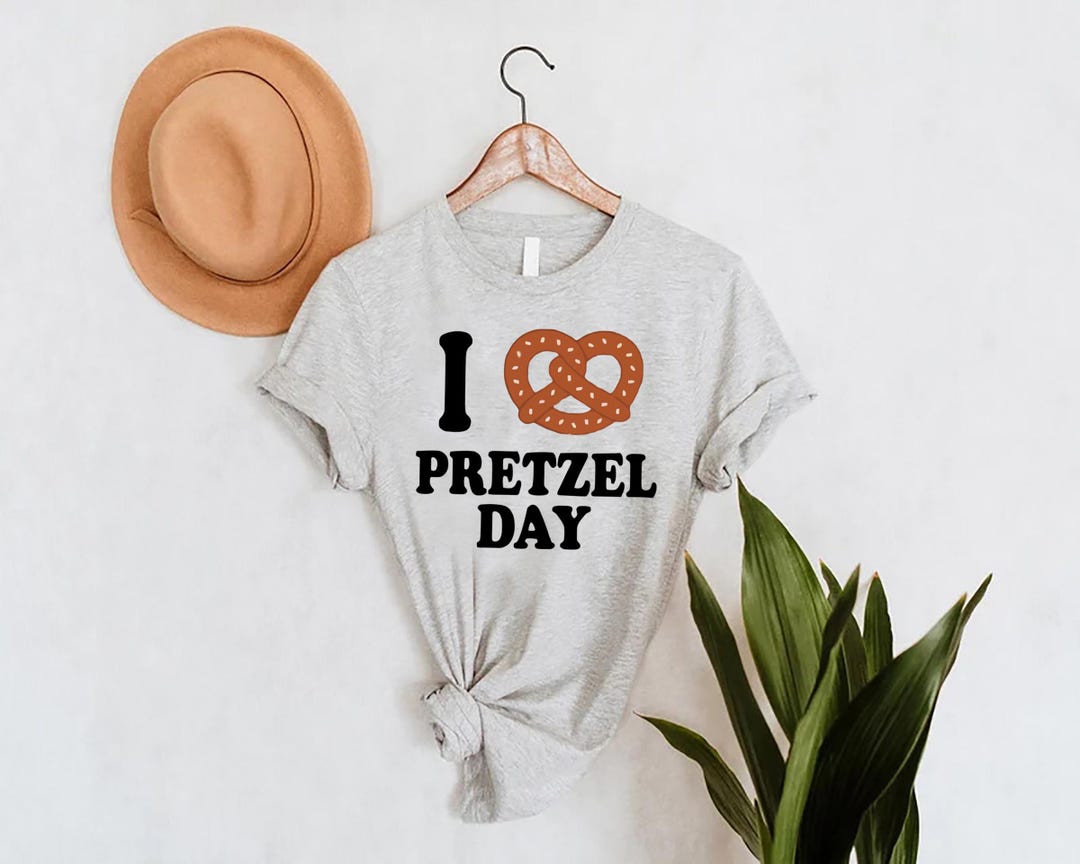 Pretzel Day Shirt, I Love Pretzel, Tv Show Shirt, Pretzel Gift for Her ...