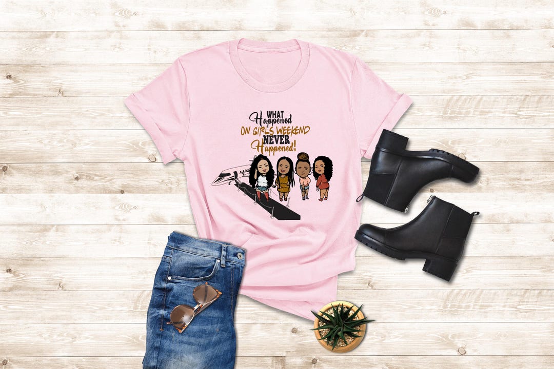 What Happens on the Girls Weekend Shirt, Afro Women Trip T-shirt, Girls ...
