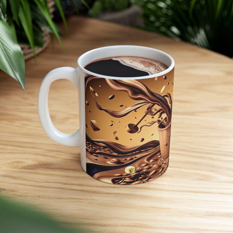 Harmony Mocha Ceramic Coffee Mug – Starlight Design - Etsy UK