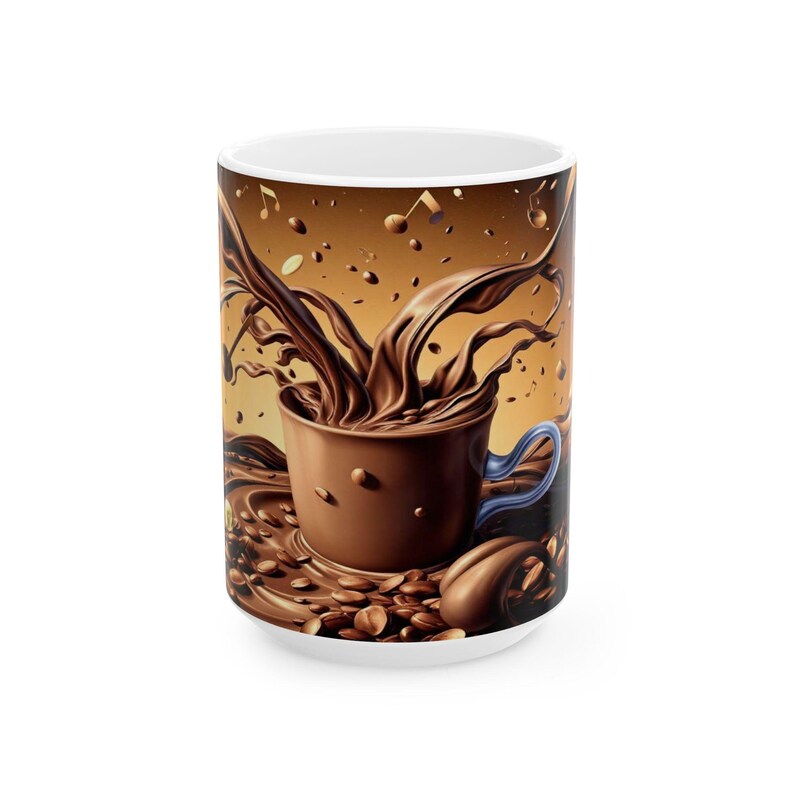 Harmony Mocha Ceramic Coffee Mug – Starlight Design - Etsy UK