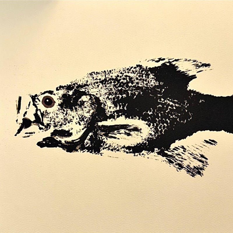 Gyotaku Fish Print - Etsy