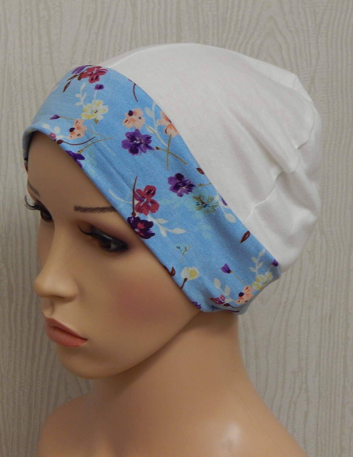 Women's chemotherapy skull cap cancer head wear hair | Etsy