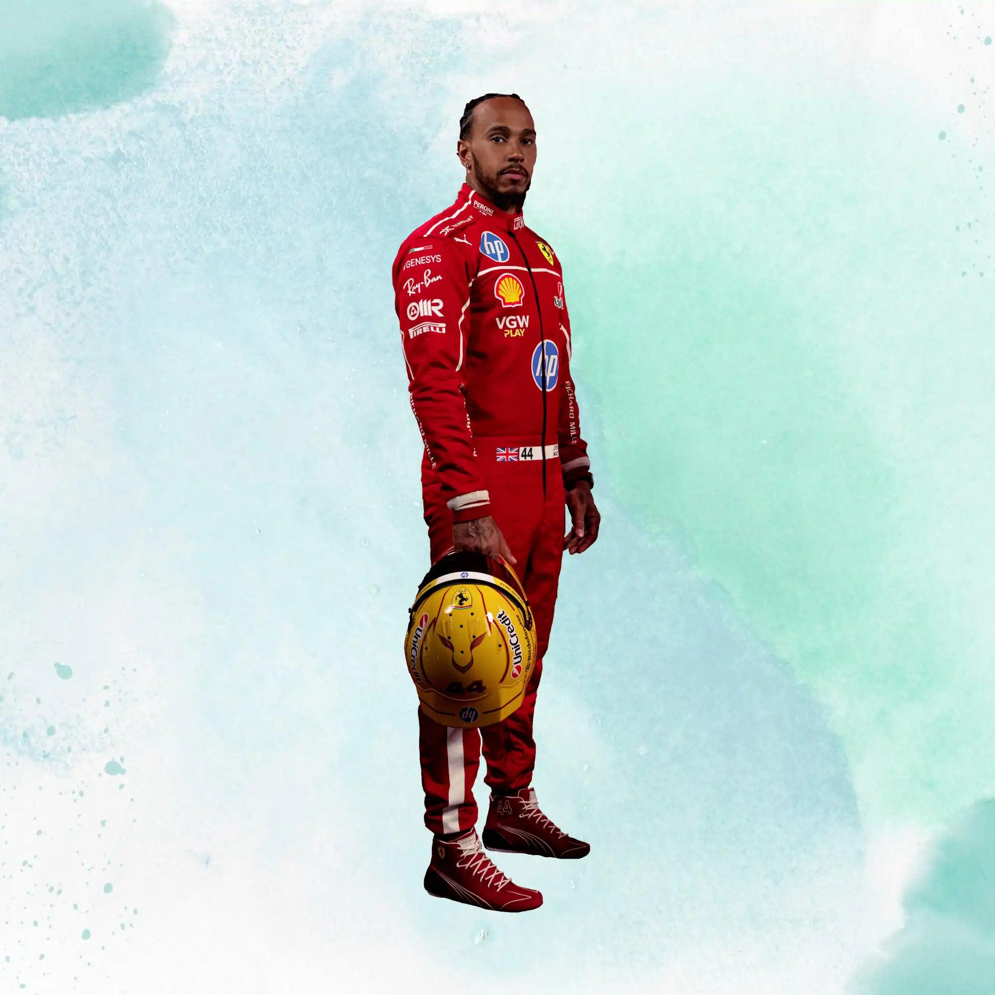 Custom Go Karting Ferrari F1 Racing Suit 2025 - | Personalized Name ...