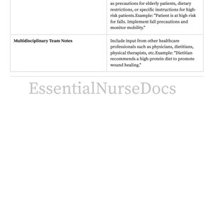 Editable Nursing Care Plan Template | Professional & Customizable - Etsy