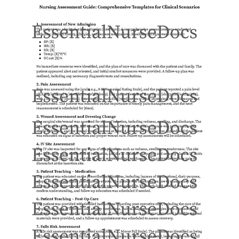 Nursing Charting Templates | SBAR, Non-sbar Clinical Notes (PDF & Canva ...