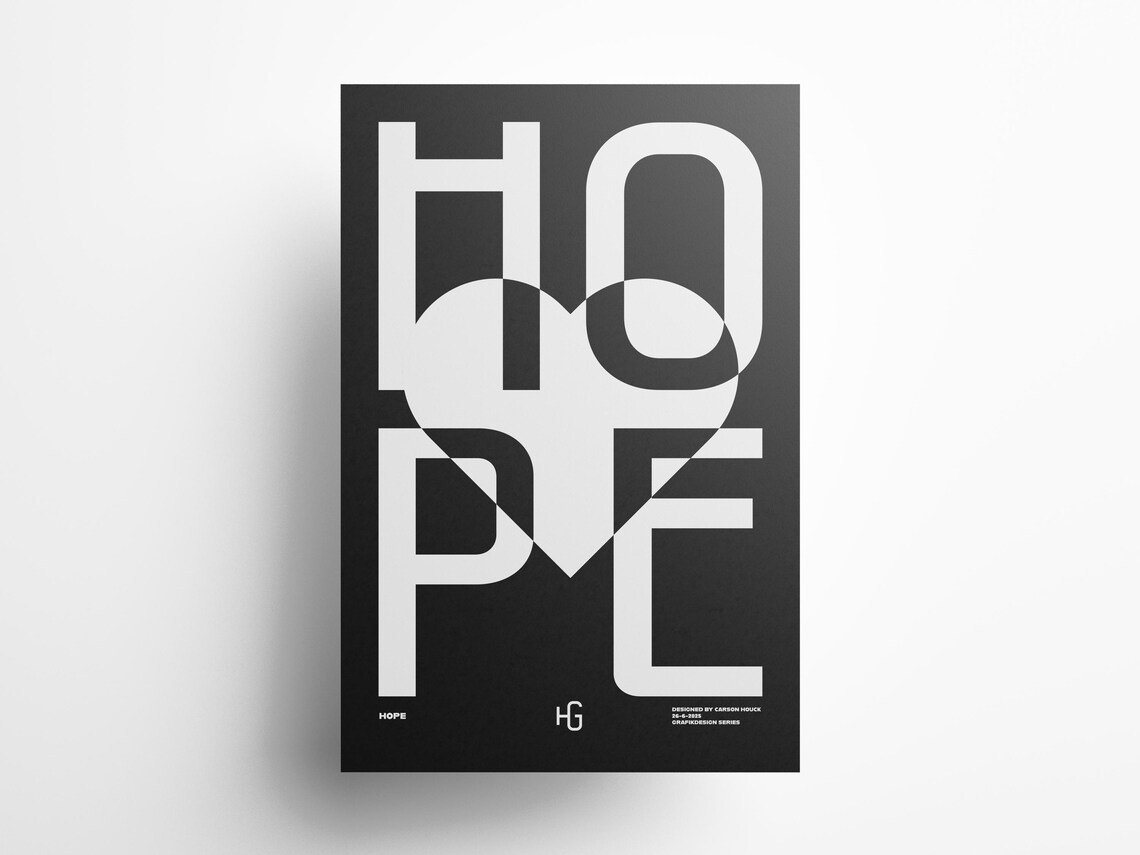 Houckgraphics Hope Poster - Etsy