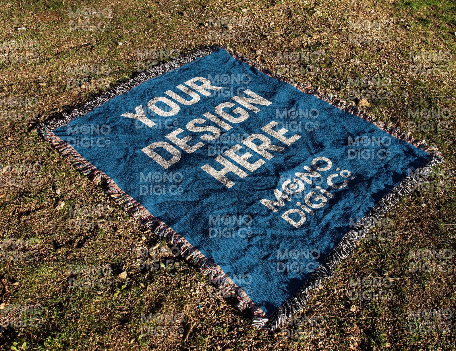 Woven Blanket Mockup: Canva, Photoshop, PNG, PSD (digital Download) - Etsy