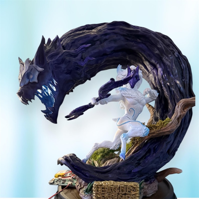 Kindred League of Legends – Handmade Resin Statue, Fantasy Collectible ...
