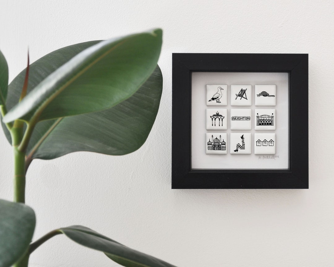 Brighton Wall Art (small), Brighton Framed Wall Art, Brighton Gifts - Etsy