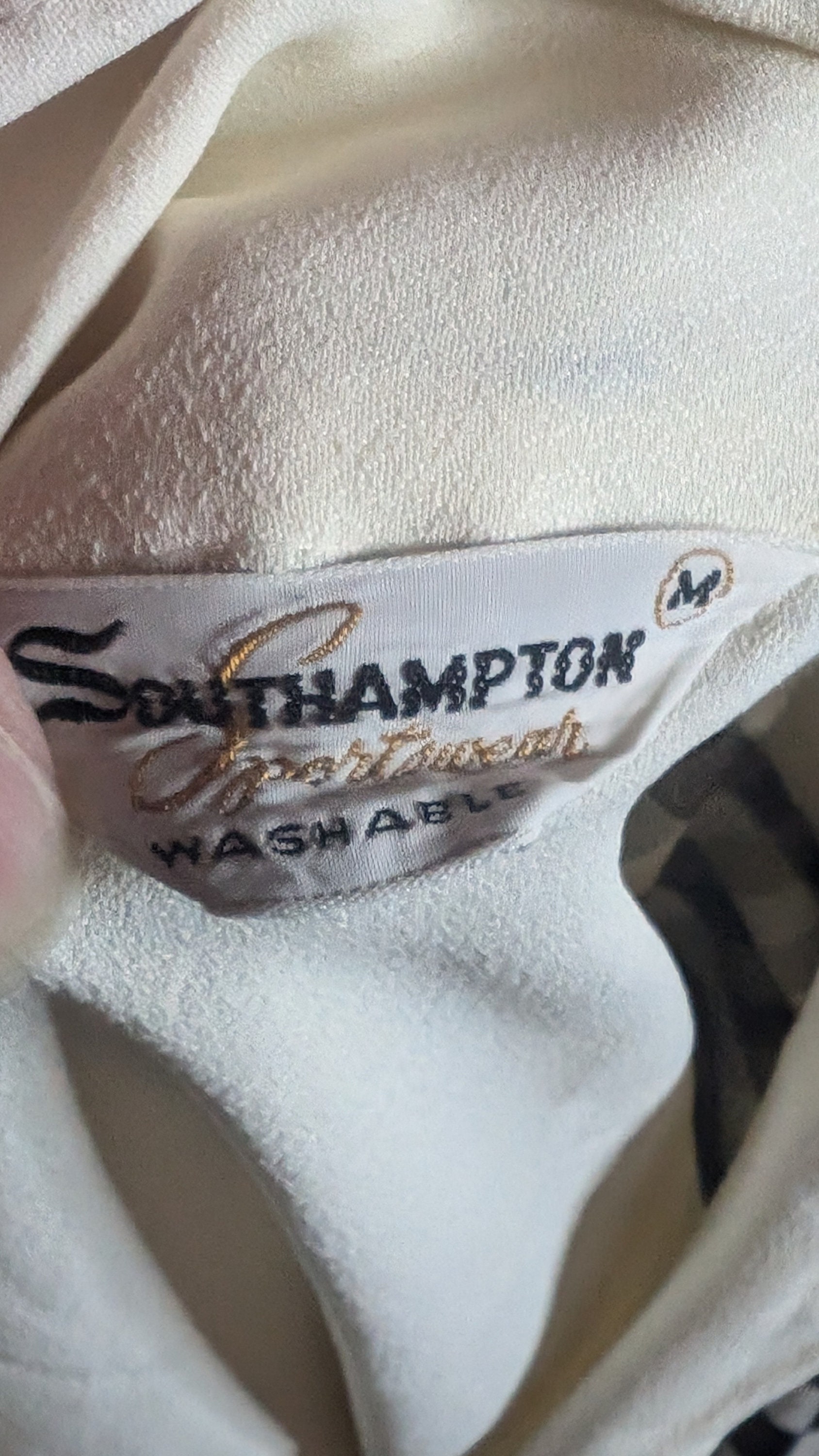 EUC Vintage Mens MOD Shirt 1960s Op Art Checkered Polo Zip up Dagger ...