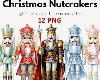Watercolor Christmas Nutcracker Clipart Bundle (digital Download) - Etsy