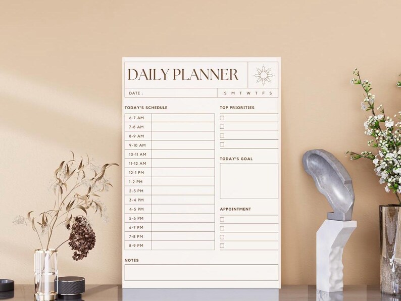 Digital Daily Planner - Instant Download | Fully Customisable | Easy to ...