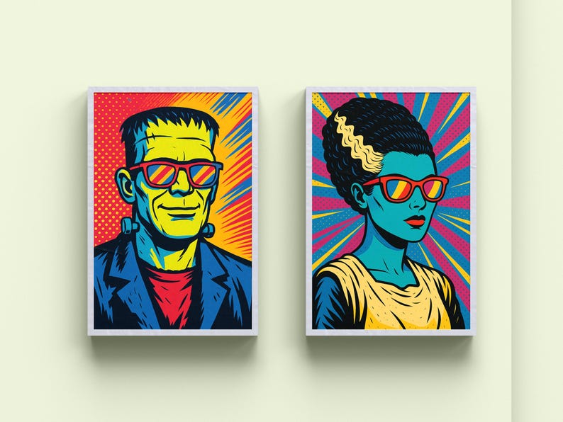 10 Universal Pop Monster Posters | Digital Download | Movie Wall Art - Etsy
