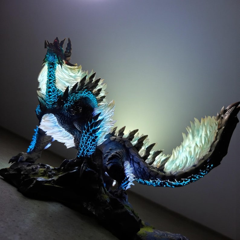 Zinogre Resin Statue With LED Light | Monster Hunter Iceborne Figure ...