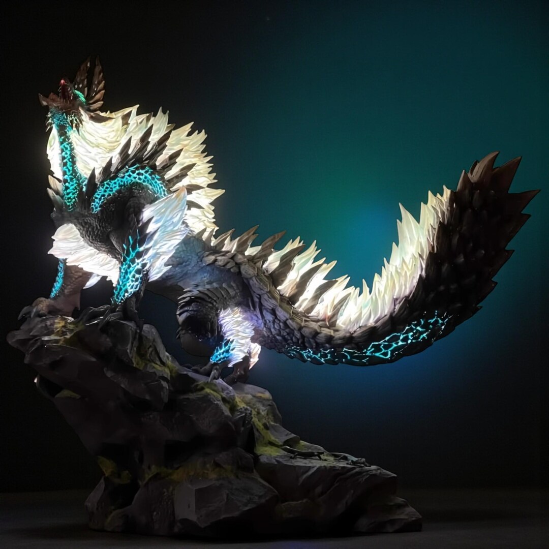 Zinogre Resin Statue With LED Light | Monster Hunter Iceborne Figure ...