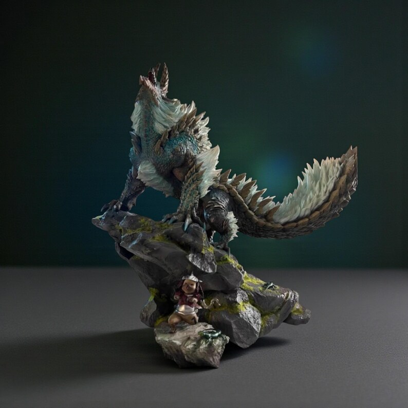Zinogre Resin Statue With LED Light | Monster Hunter Iceborne Figure ...