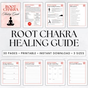 Root Chakra Healing Guide, Meditation Guide, Chakra Journal, Chakra ...