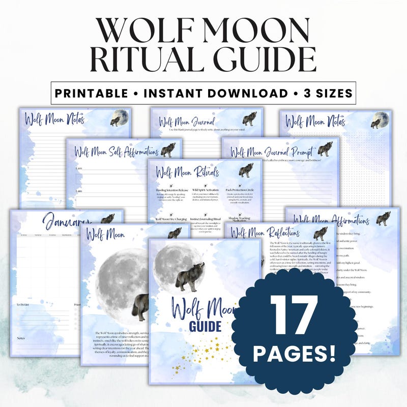 Moon Ritual Guide Journal - Etsy