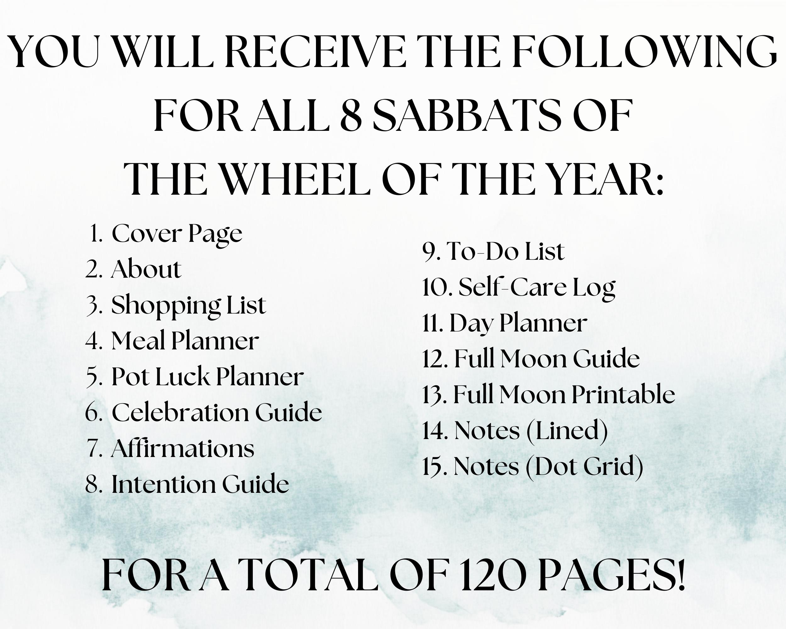 Wheel of the Year Celebration Guide, Witch Supplies, Wiccan Sabbats ...