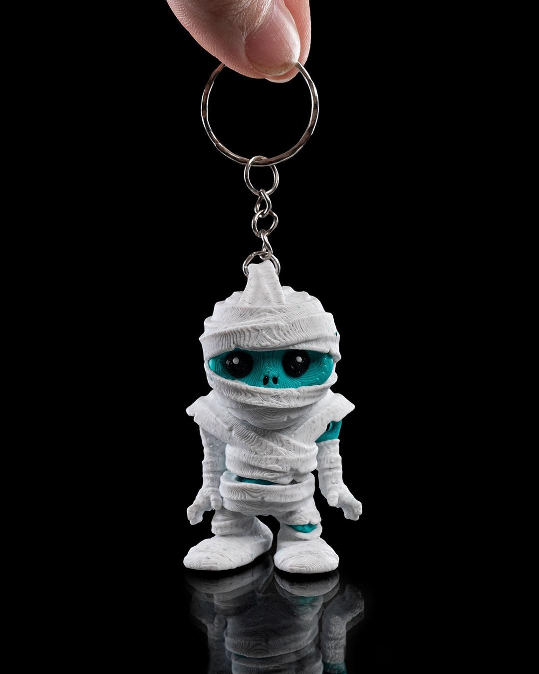 Articulated Mummy Keychain | Tutankha-mummy | Purse/backpack Charm ...