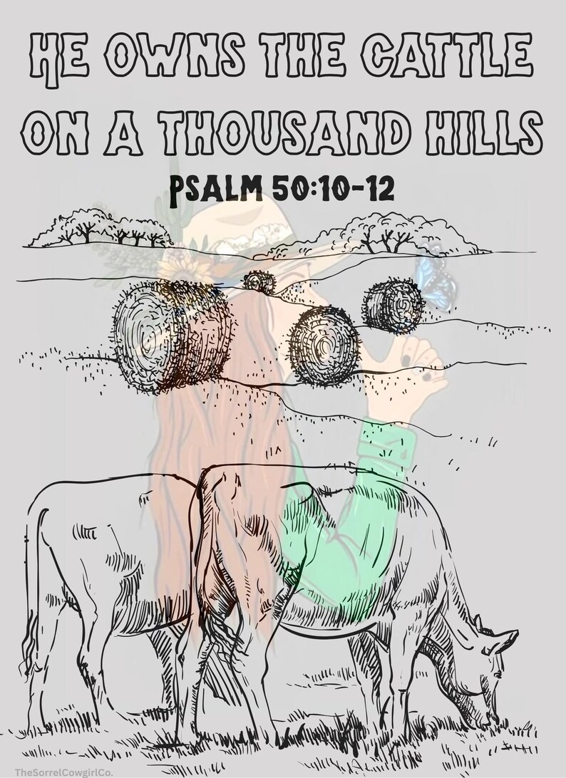 Christian Cowboy Coloring Pages (15pages) - Etsy