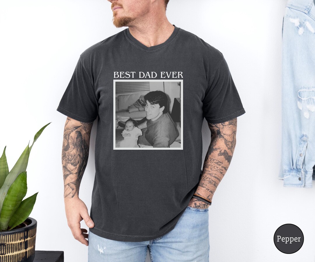 Custom Dad Photo Shirt, Personalized Dad Shirt, Dad Picture Shirt, Papa ...