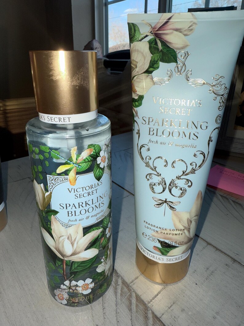 VS Sparkling Blooms Fragrance Set ( Includes Lotion and Body Mist) - Etsy