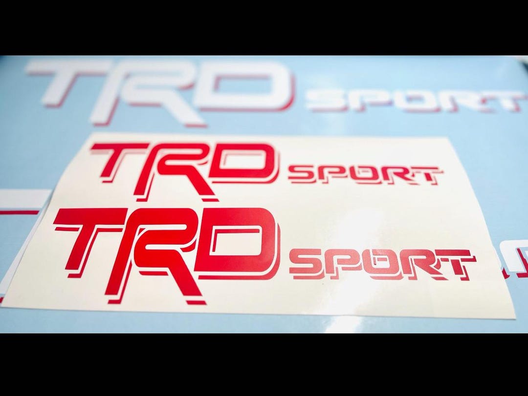 TRD Decal, Toyota Decals,tundra,truck,trd Sport, Truck Stickers,trd ...
