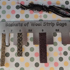 Rug Hooking Strip Gage Sizer for Rug Hooking - Etsy