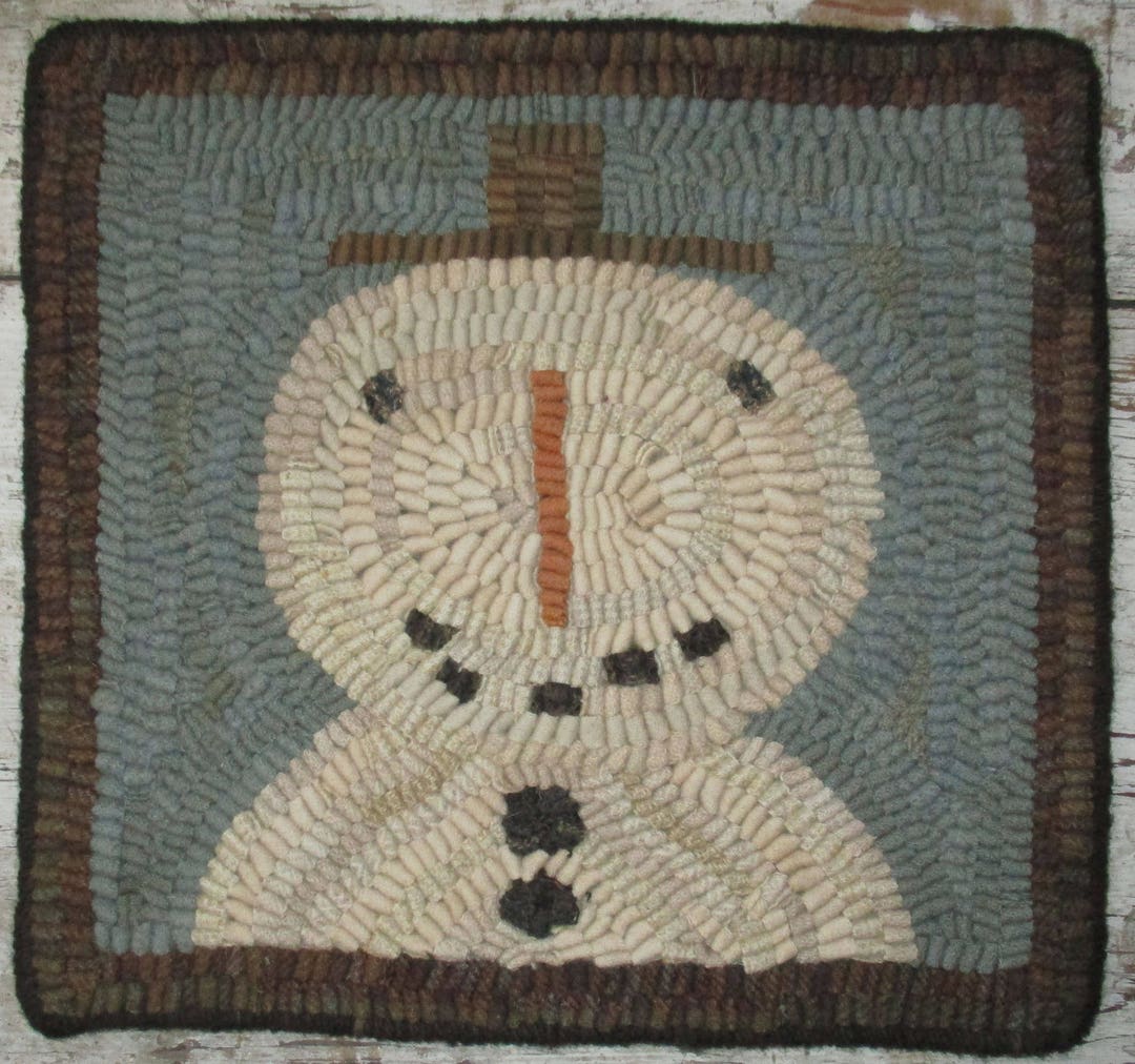 Primitive Folk Art Rug Hooking Pattern~george - Etsy