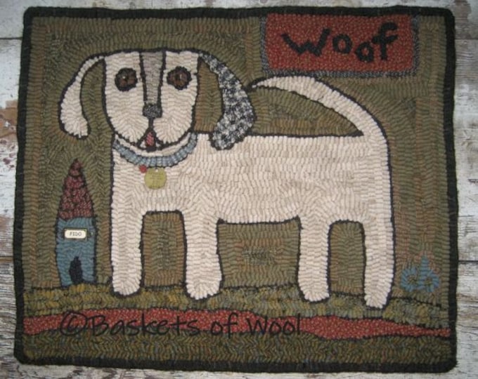 Primitive Rug Hooking Pattern-woof - Etsy