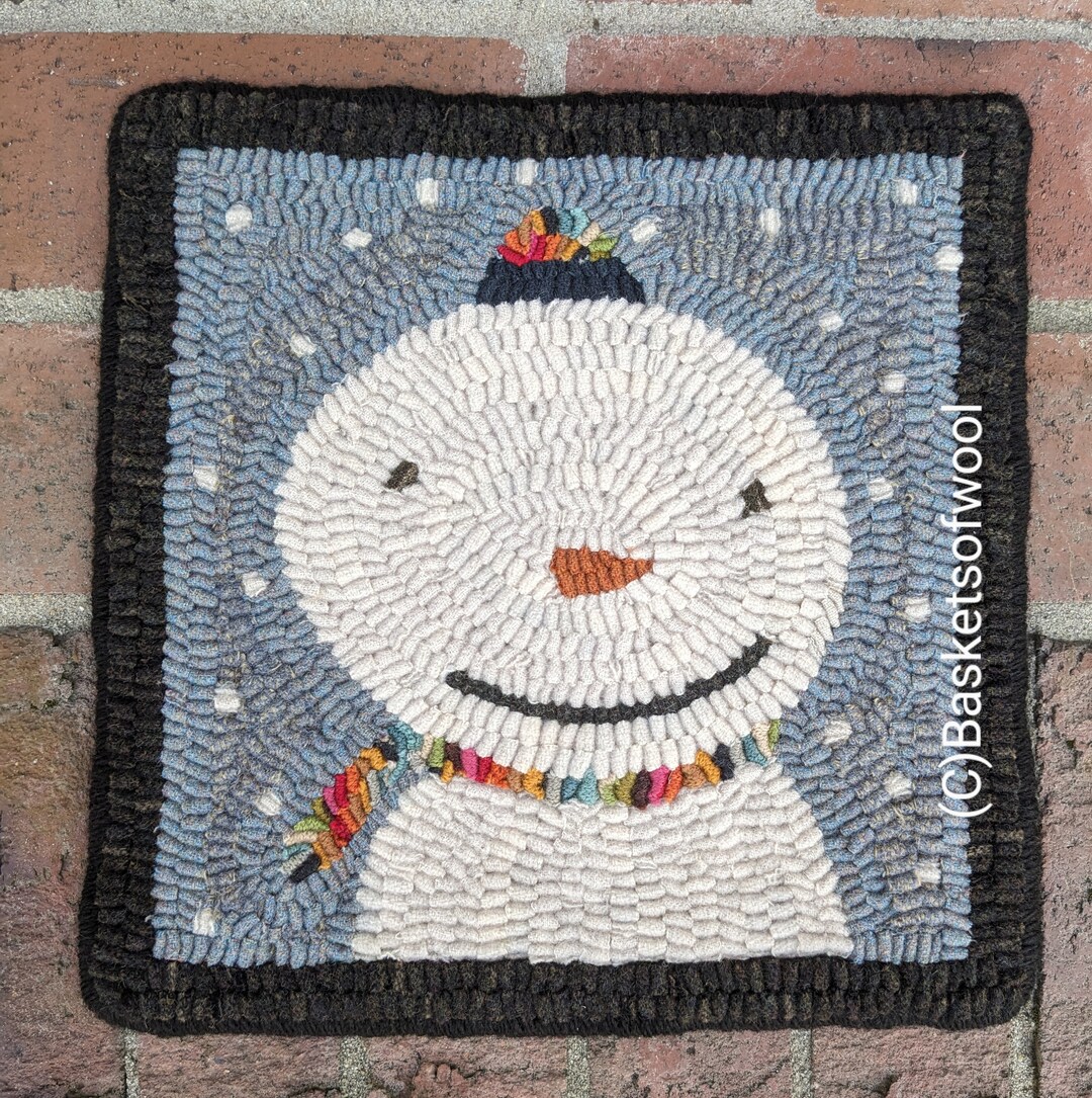 Primitive Folk Art Rug Hooking Pattern Sam - Etsy
