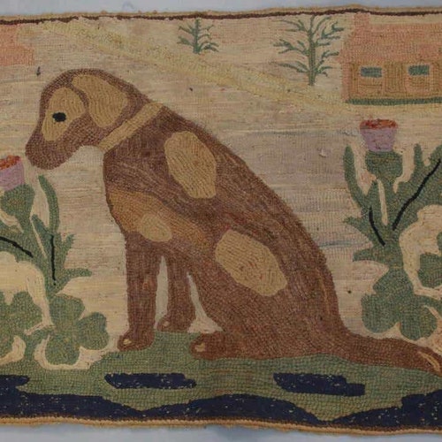 Oval Antique Floral Rug Hooking PATTERN ONLY on Primitive - Etsy