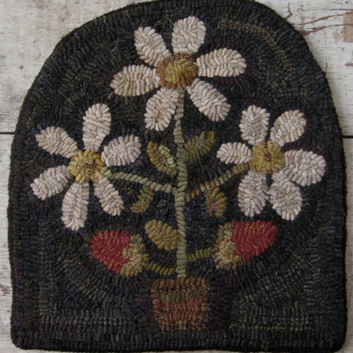 Rug Hooking Pattern Pumpkin Mug Rugs P154 DIY Primitive Rug - Etsy