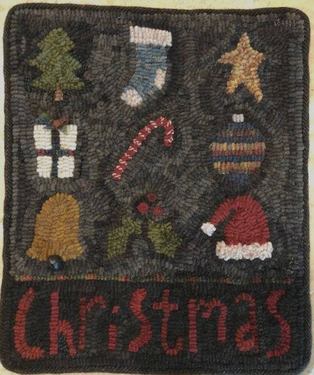 Primitive Folk Art Rug Hooking Pattern~christmas - Etsy