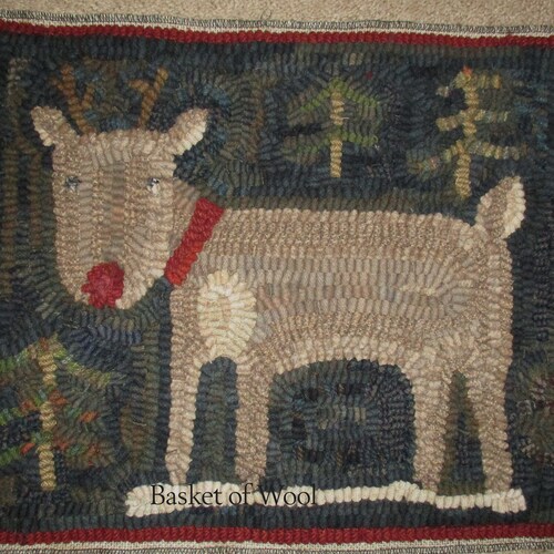 Rug Hooking Pattern A Nice Cow 11x20 20x35 Primitive - Etsy