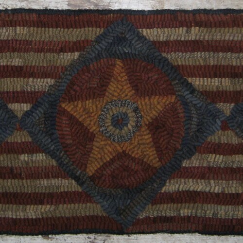 Primitive Rug Hooking Pattern-stars and Stripes - Etsy
