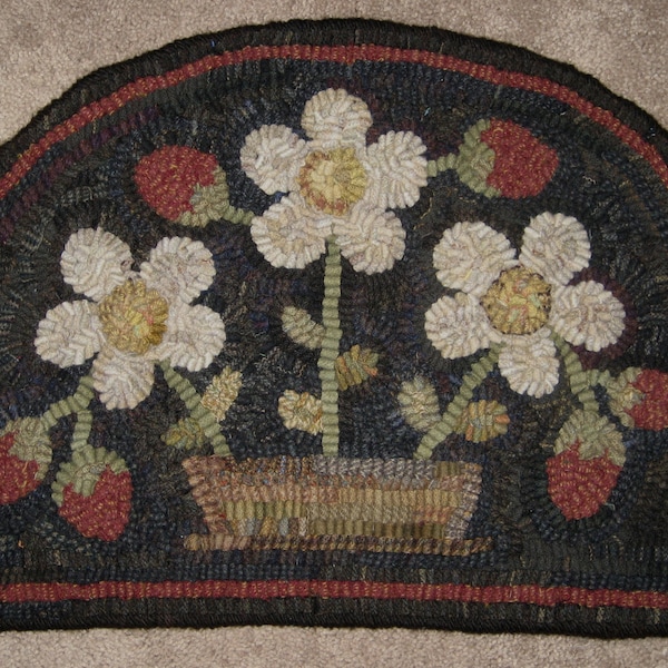 Strawberries Rug Hooking Pattern - Etsy