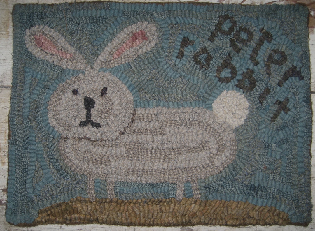 Primitive Rug Hooking Pattern-peter Rabbit - Etsy