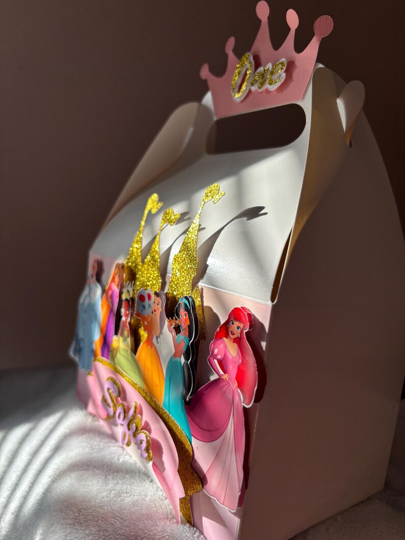 Custom Gable Box Princesses Theme - Etsy
