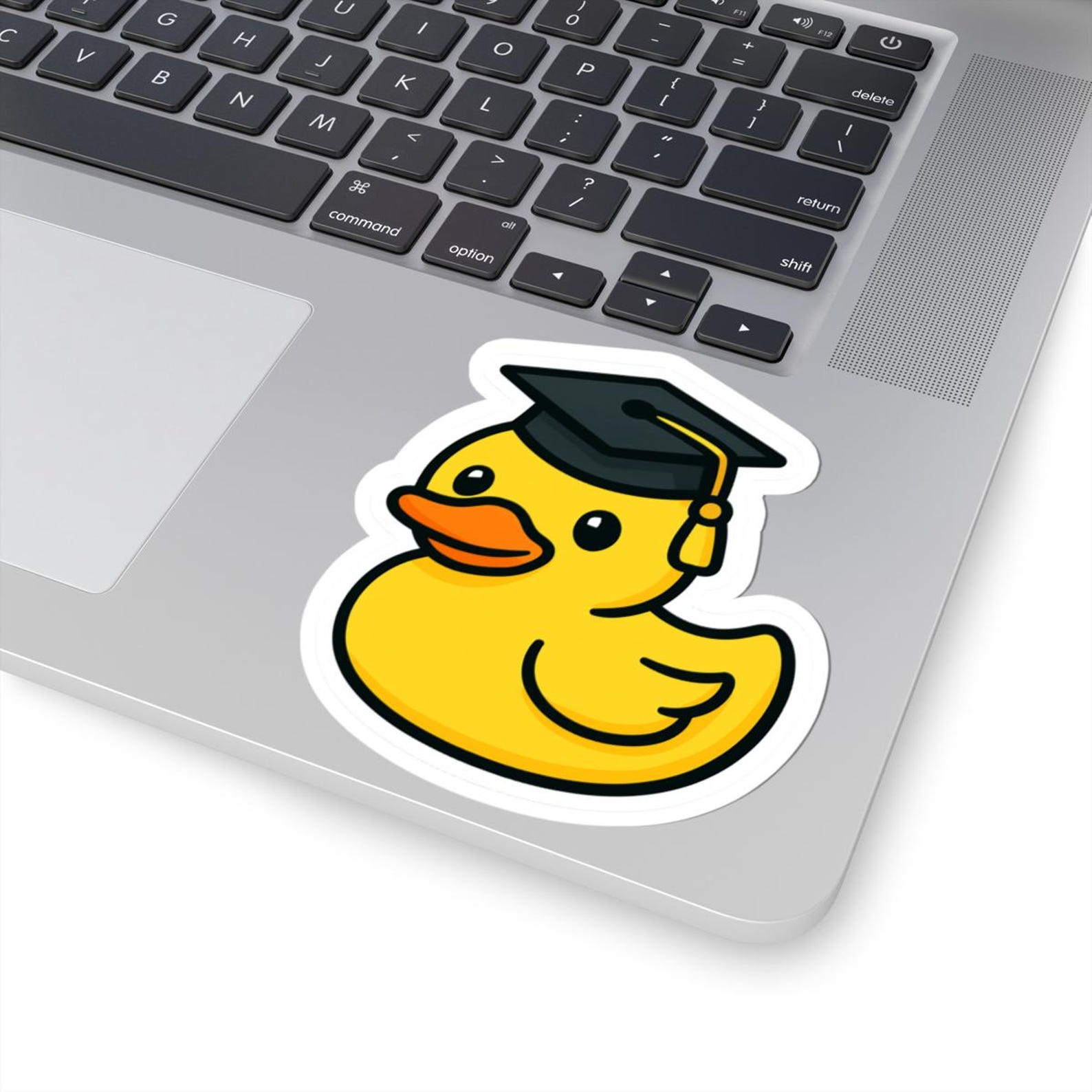 Graduation Duck Sticker | Cute Rubber Ducky Vinyl Decals | Teacher Gift ...